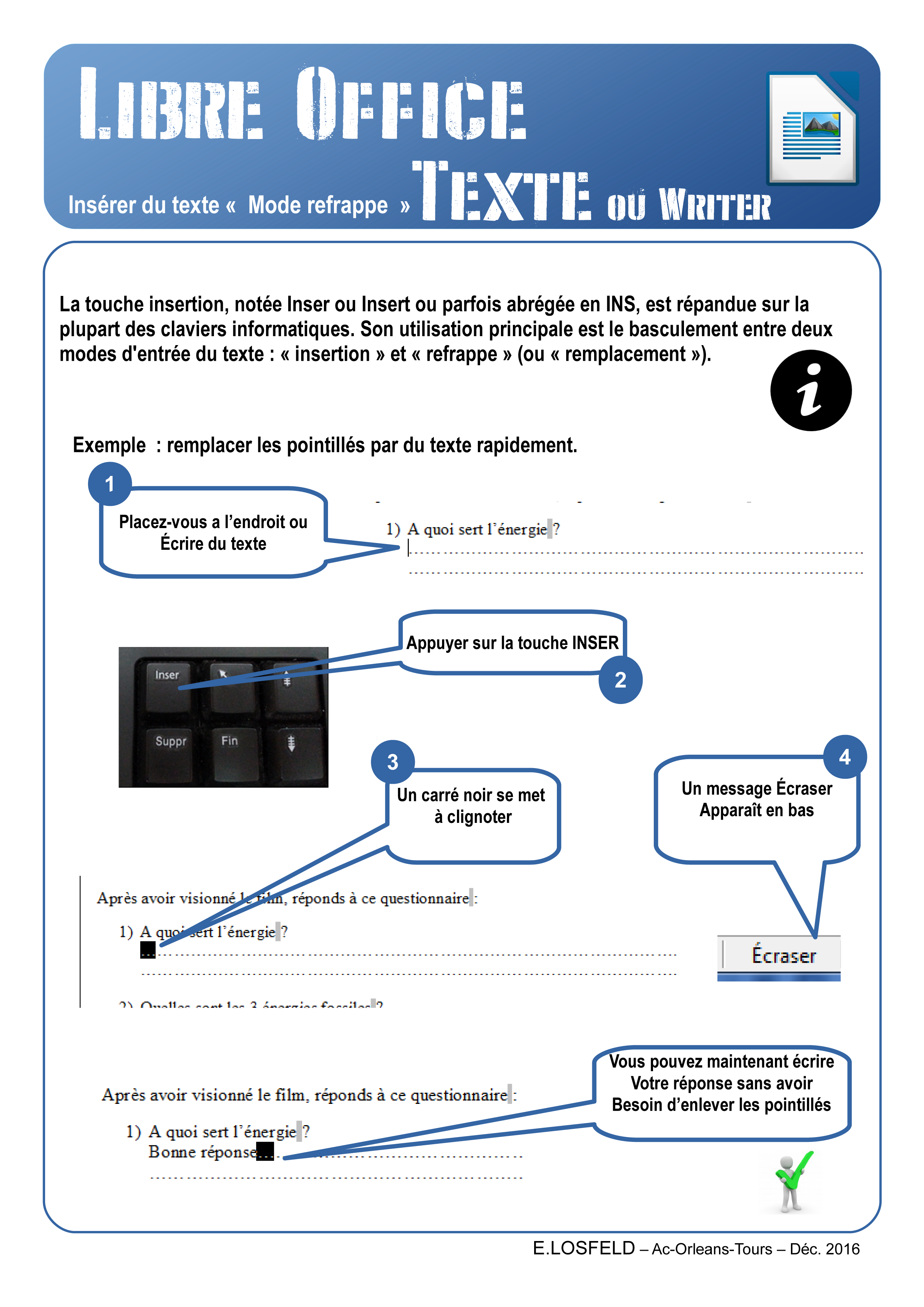 Technologie/Snt losfeld - Texte / writer
